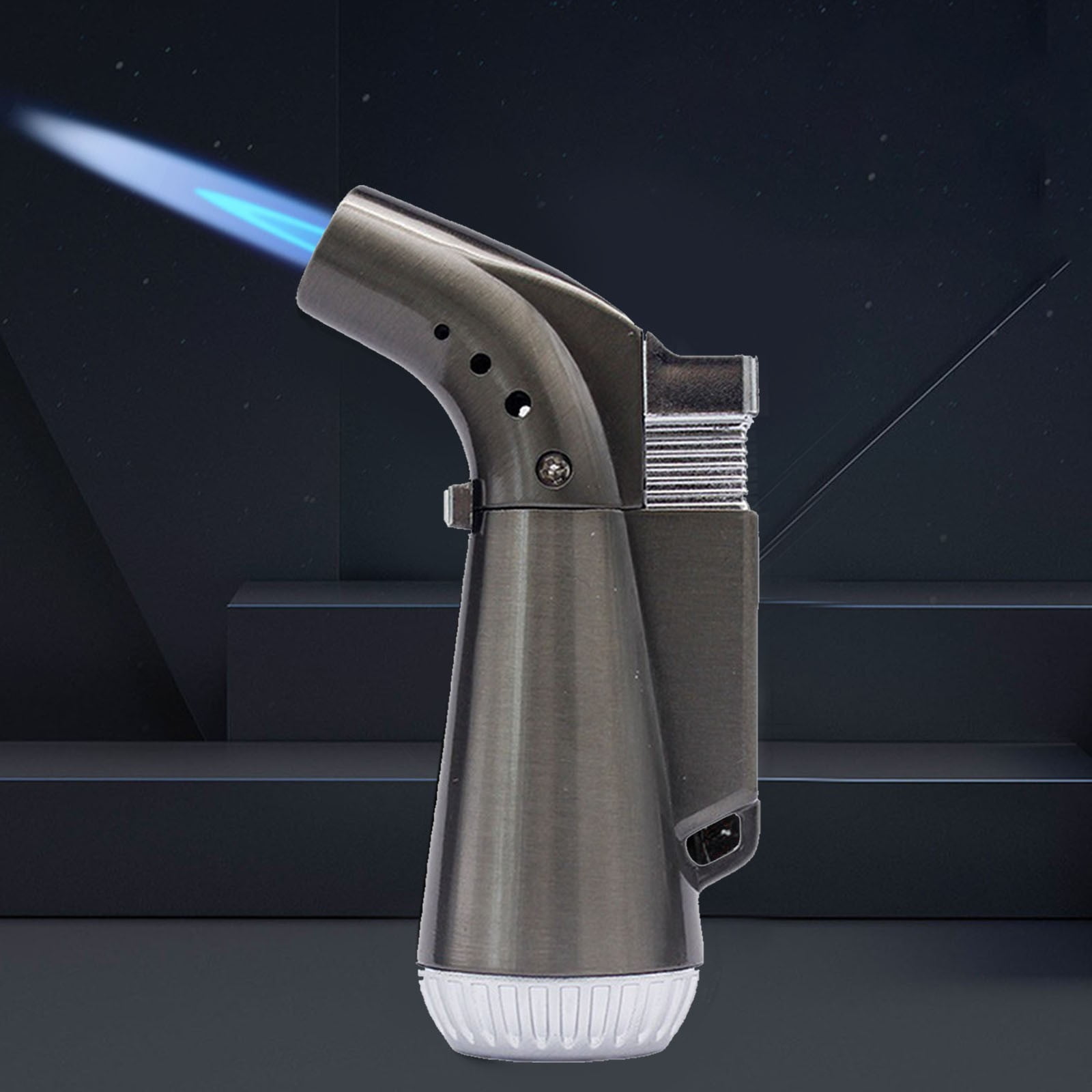 KQJQS Inflatable Windproof Jet Lighter Tea Kettle Curved High ...