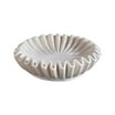 RBCKVXZ Round Ruffled Decorative Bowl - Modern Design for Coffee Table ...