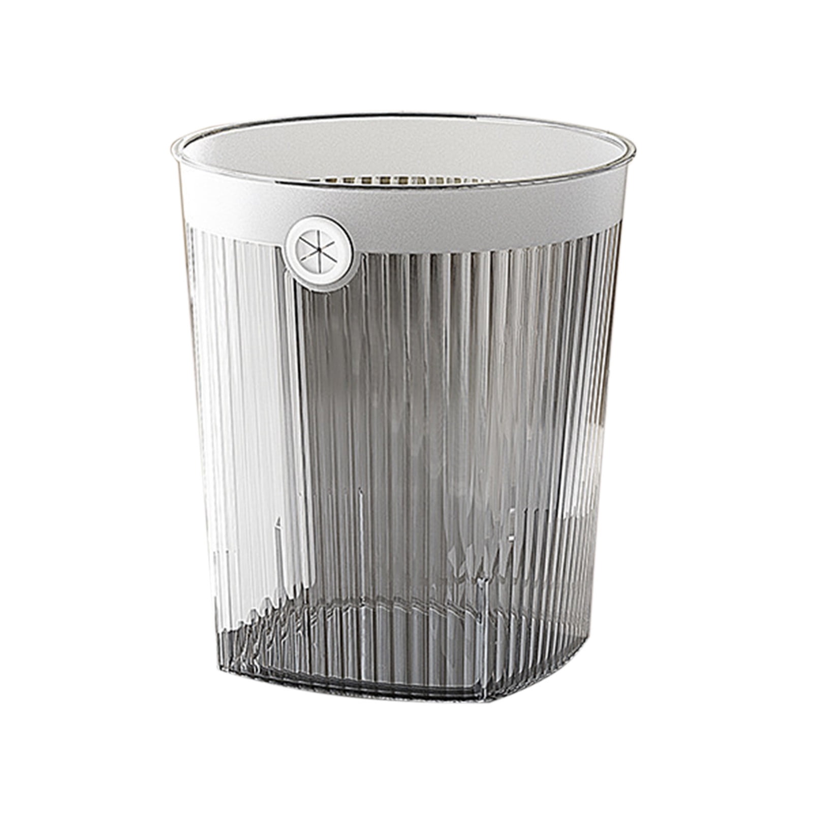 KQJQS Lidless Slim Trash Can for Bathroom/Kitchen/Bedroom - Space ...