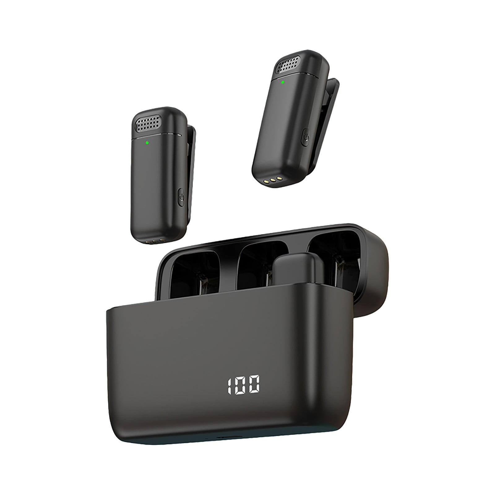 KQJQS Mini Wireless Lavalier Microphones - Lapel Mic Set for Android ...