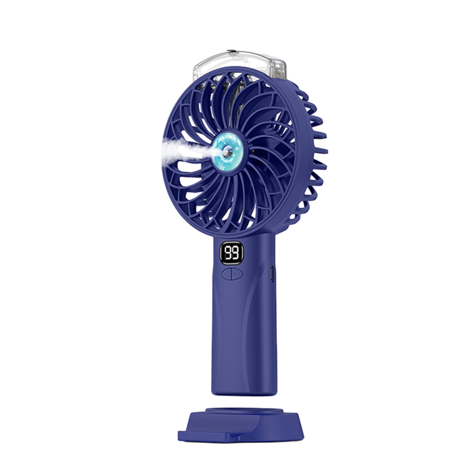 KQJQS Portable Handheld Fan with Spray Function, Silent Brushless Motor ...