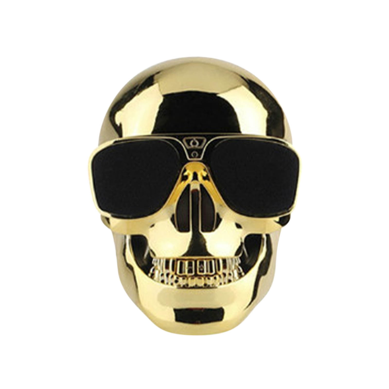 KQJQS Portable Skeleton Skull Bluetooth Wireless Speaker 15W BT4.0 FM ...