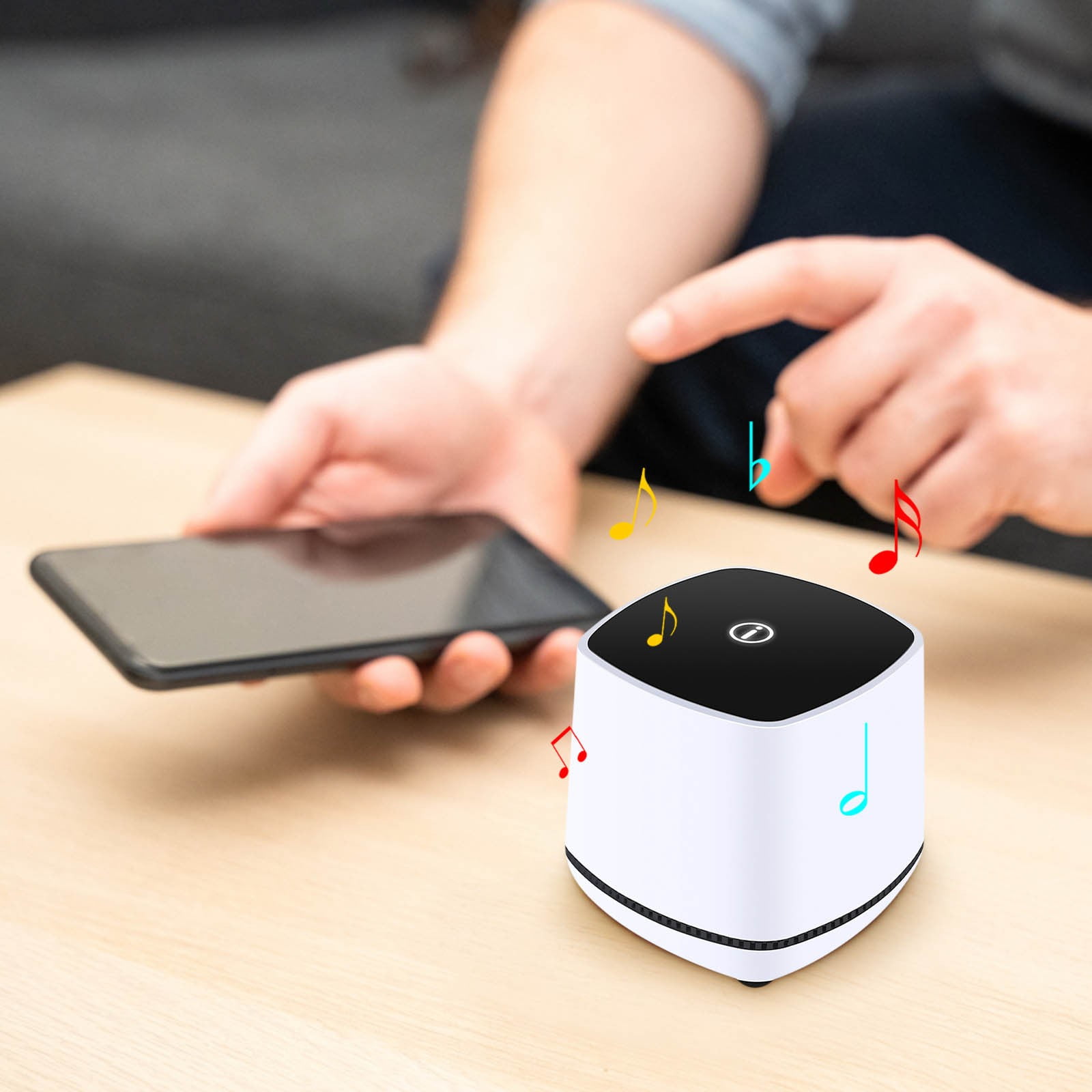 KQJQS Portable USB Computer Soundbar with Stereo Sound, RGB Lights ...