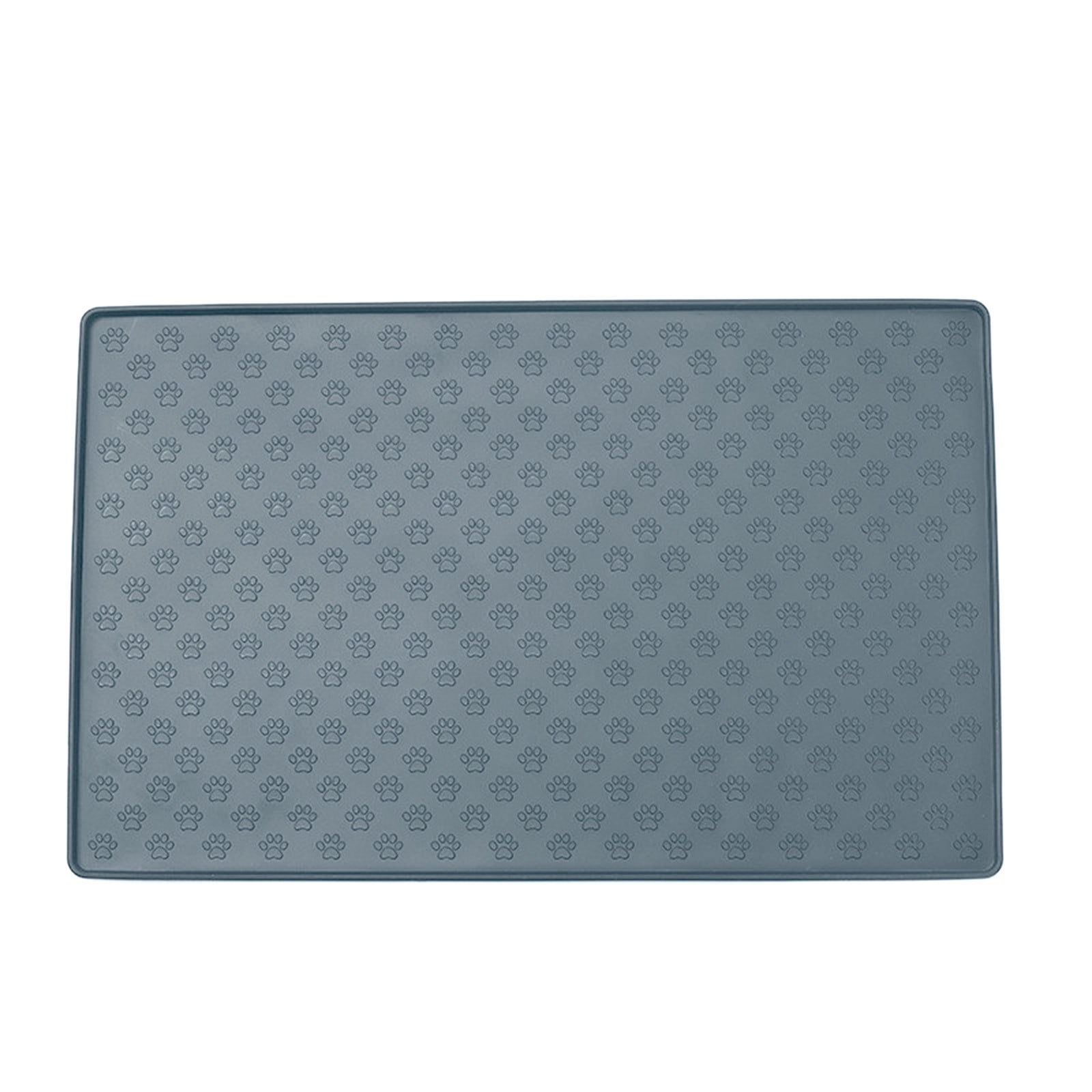 KQJQS Raised Edge Dog Food Mat - Waterproof Silicone Pet Mat for Food ...