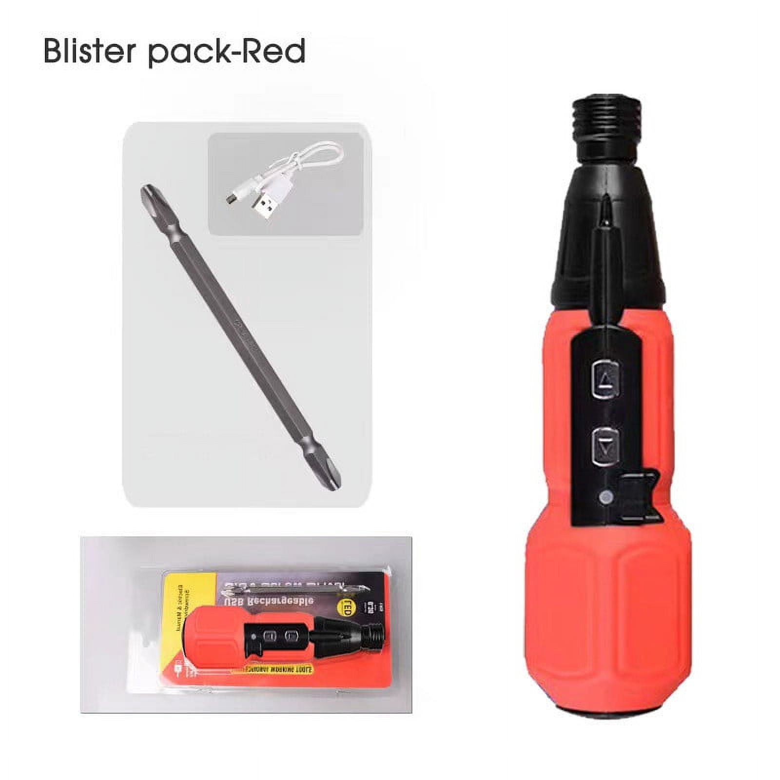 KQJQS Rechargeable Electric Screwdriver Cordless With LED Lights ...