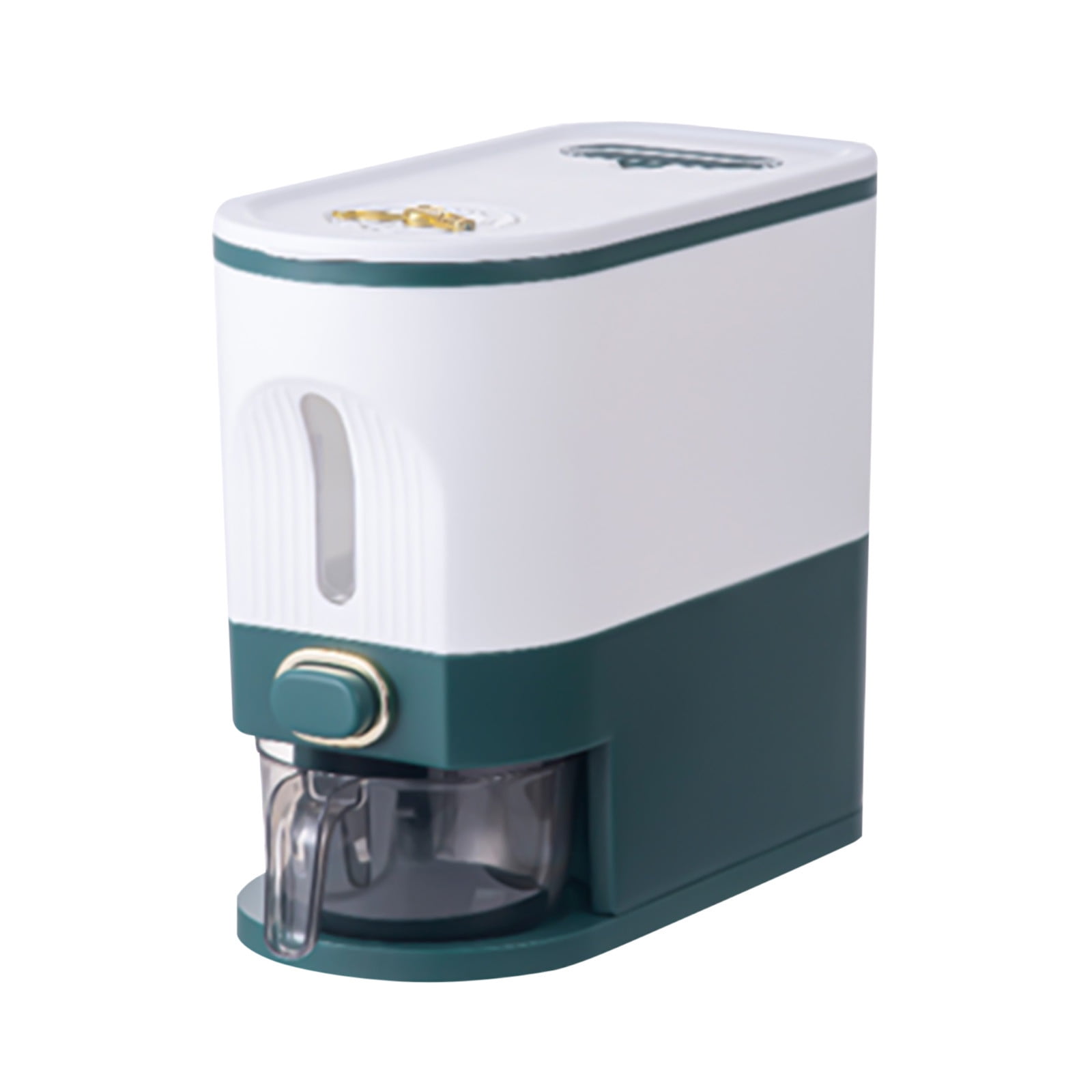 KQJQS Rice Dispenser, Large Grain Container Storage With Lid Measuring ...