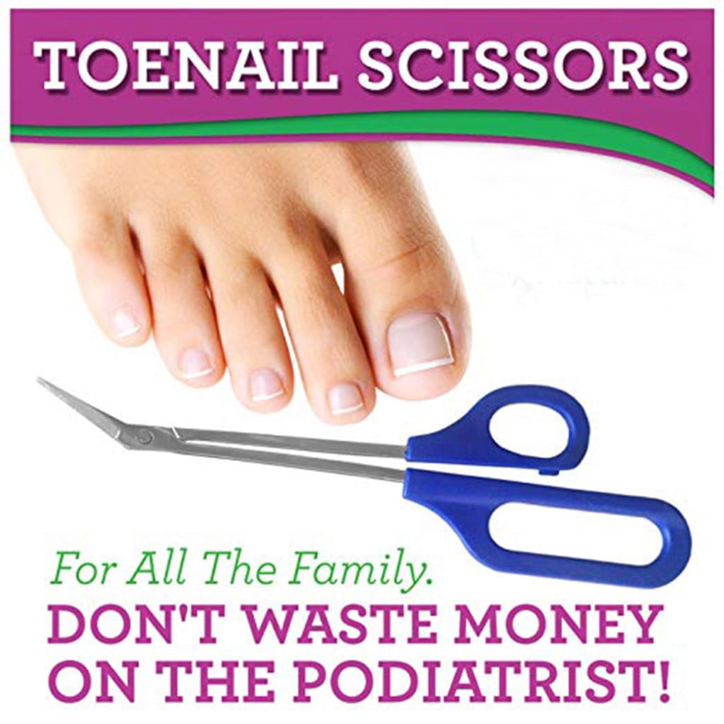 KQJQS Scissors Long Handle Nail Clippers Toenail Toe Ergonomic Care ...