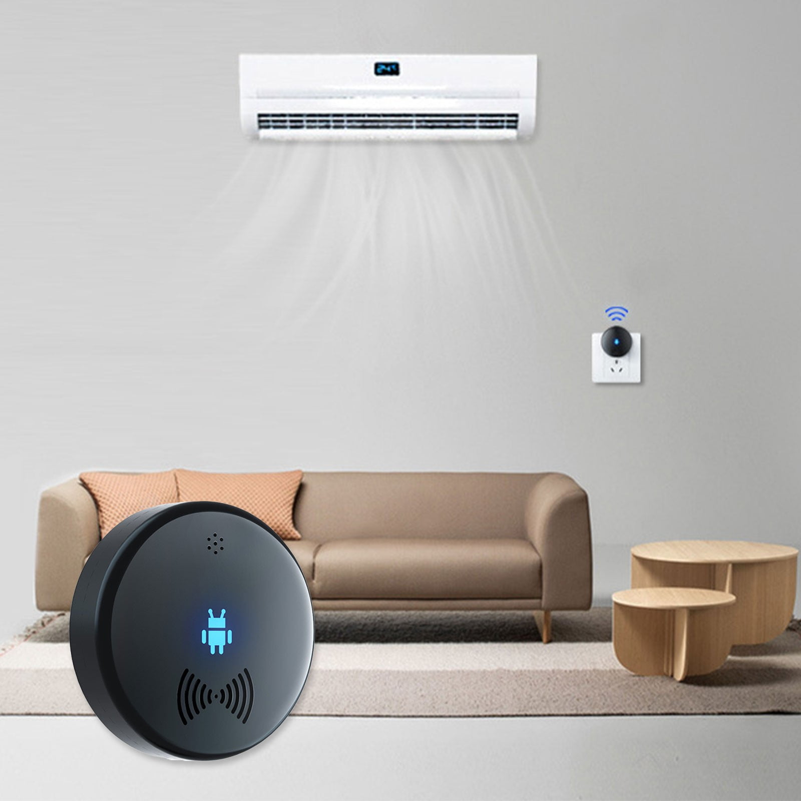 KQJQS Smart Voice-Activated Universal Remote Control for Air ...