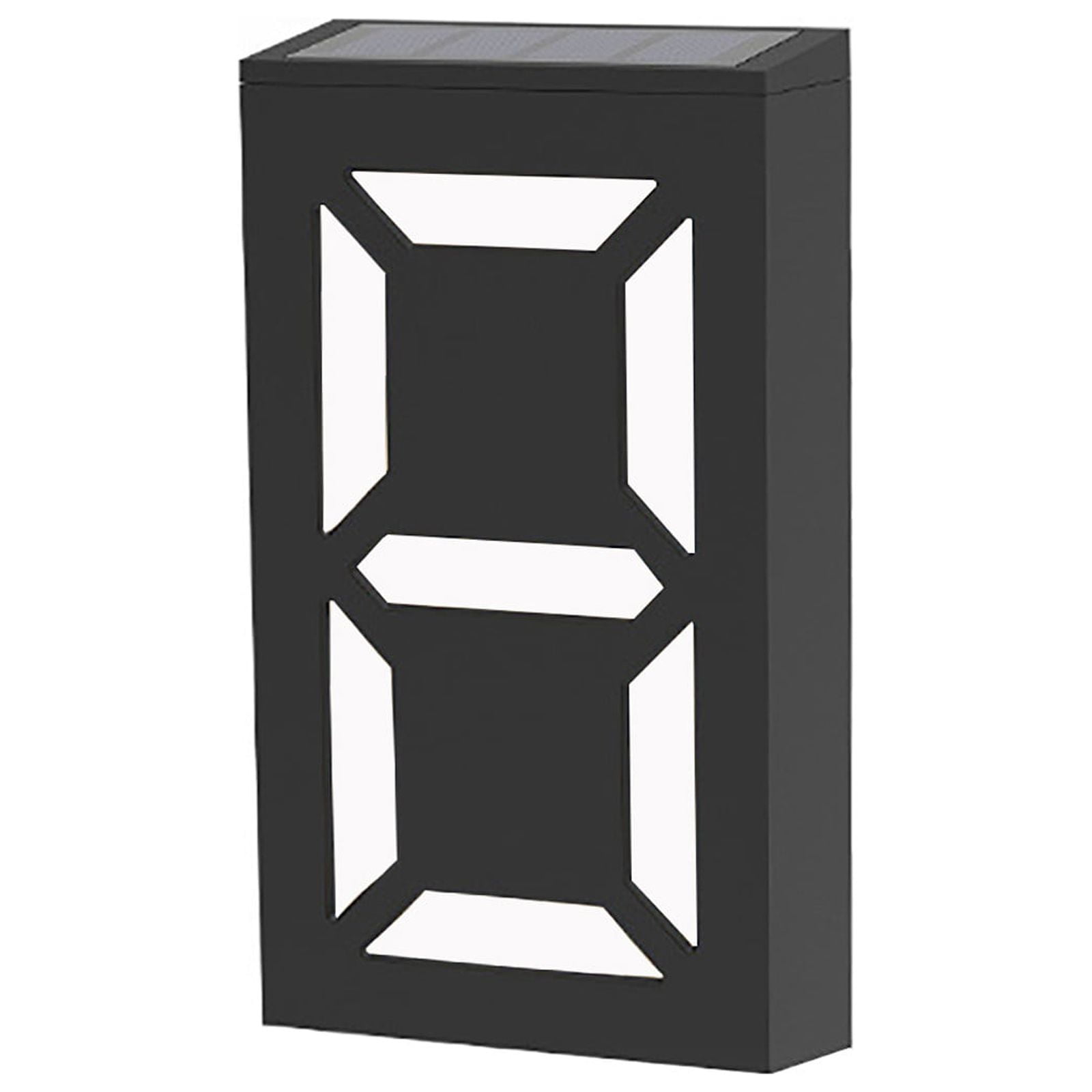 KQJQS Solar House Number Light Outside,Waterproofs Led Light Up Address ...