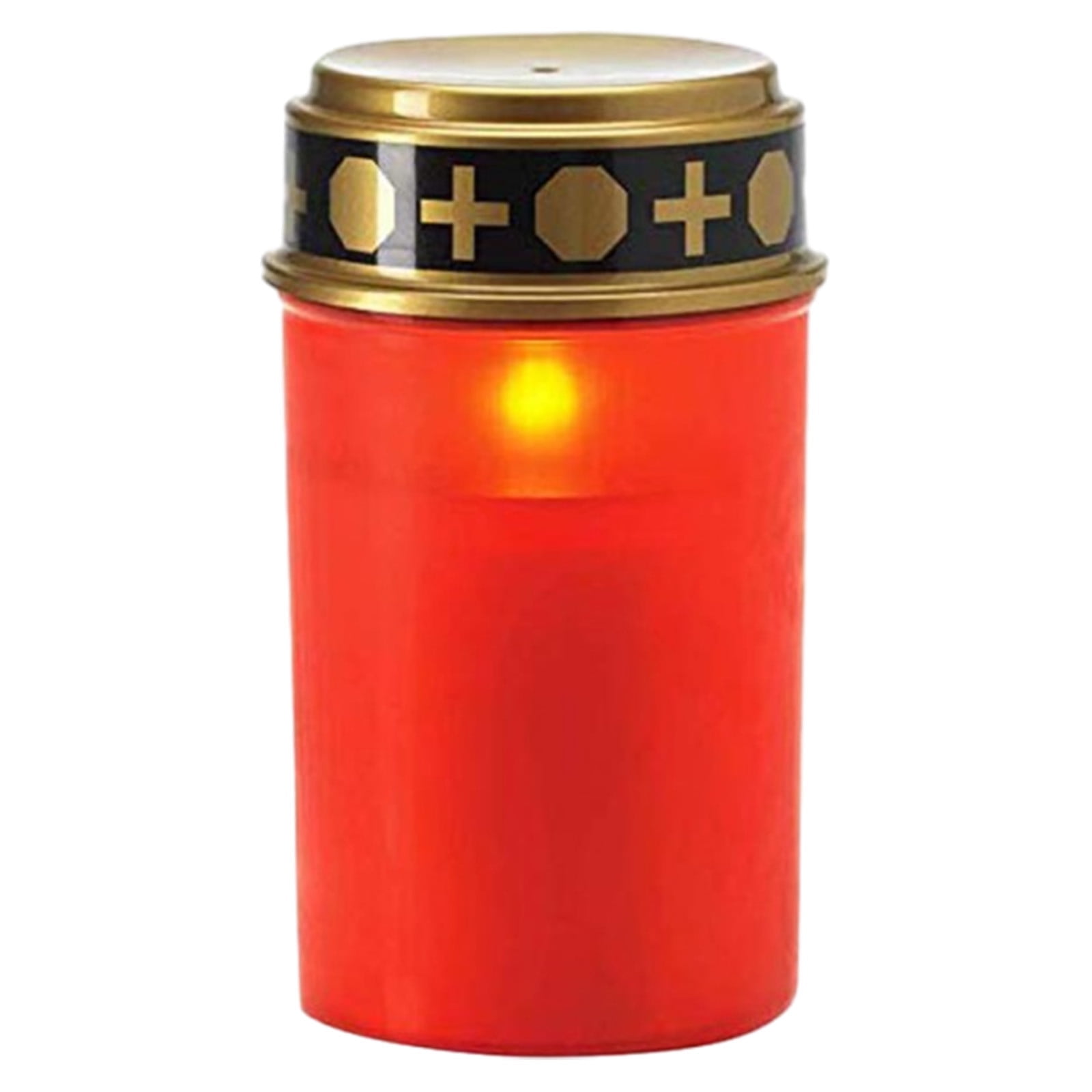 KQJQS Solar LED Grave Candle with Flickering Light and Battery - Solar ...