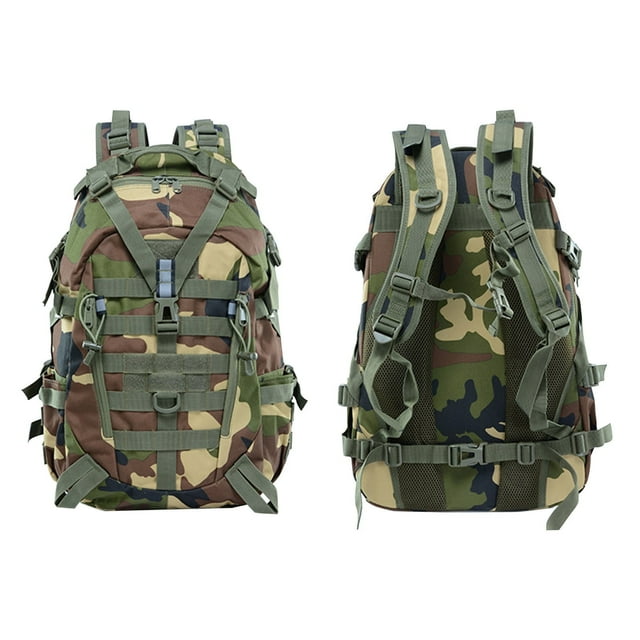KQJQS Camo Backpack for Adults, Big Size Military Bookbag with Mesh ...