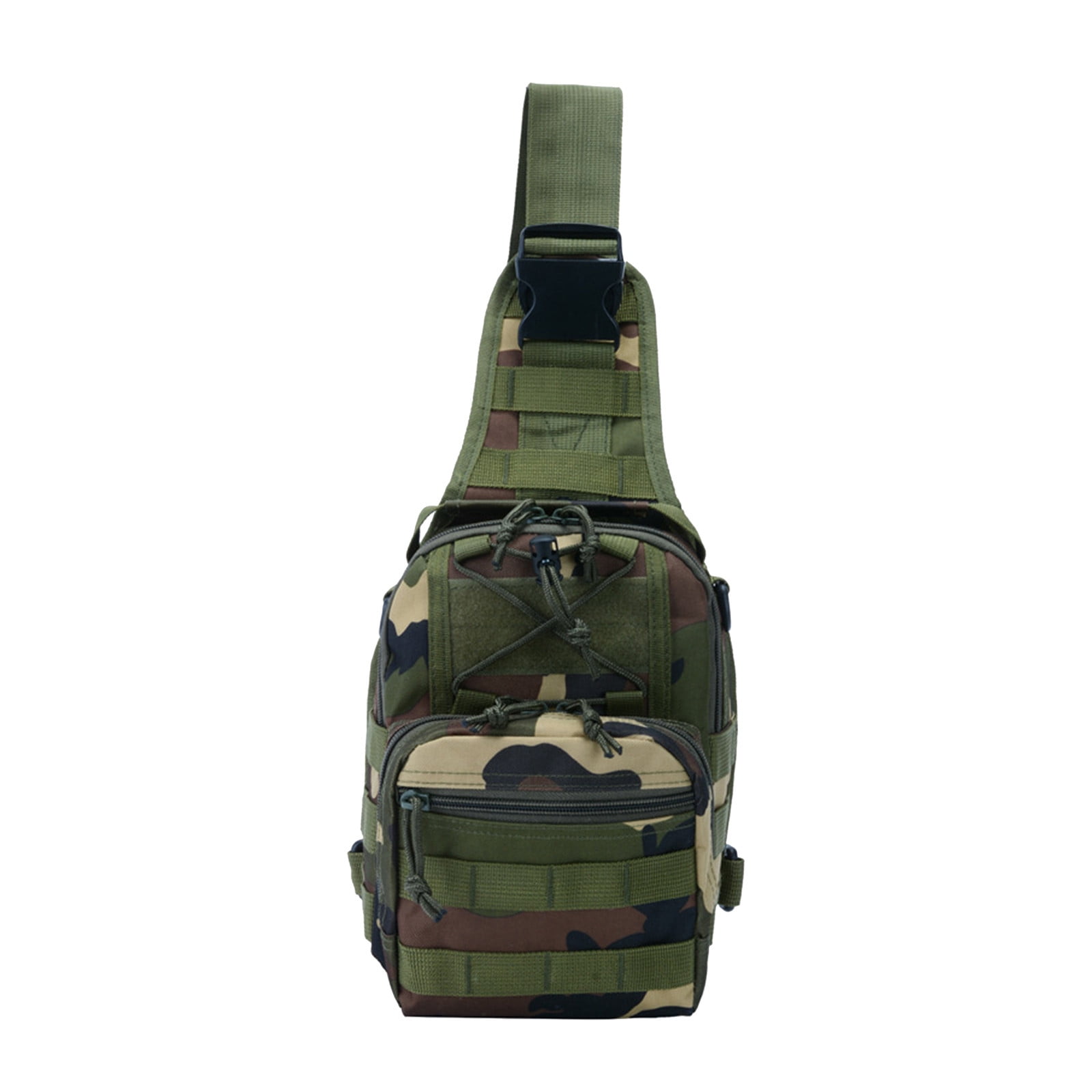 KQJQS Tactical Sling Bag, Outdoor Durable Military Shoulder Chest Pack ...