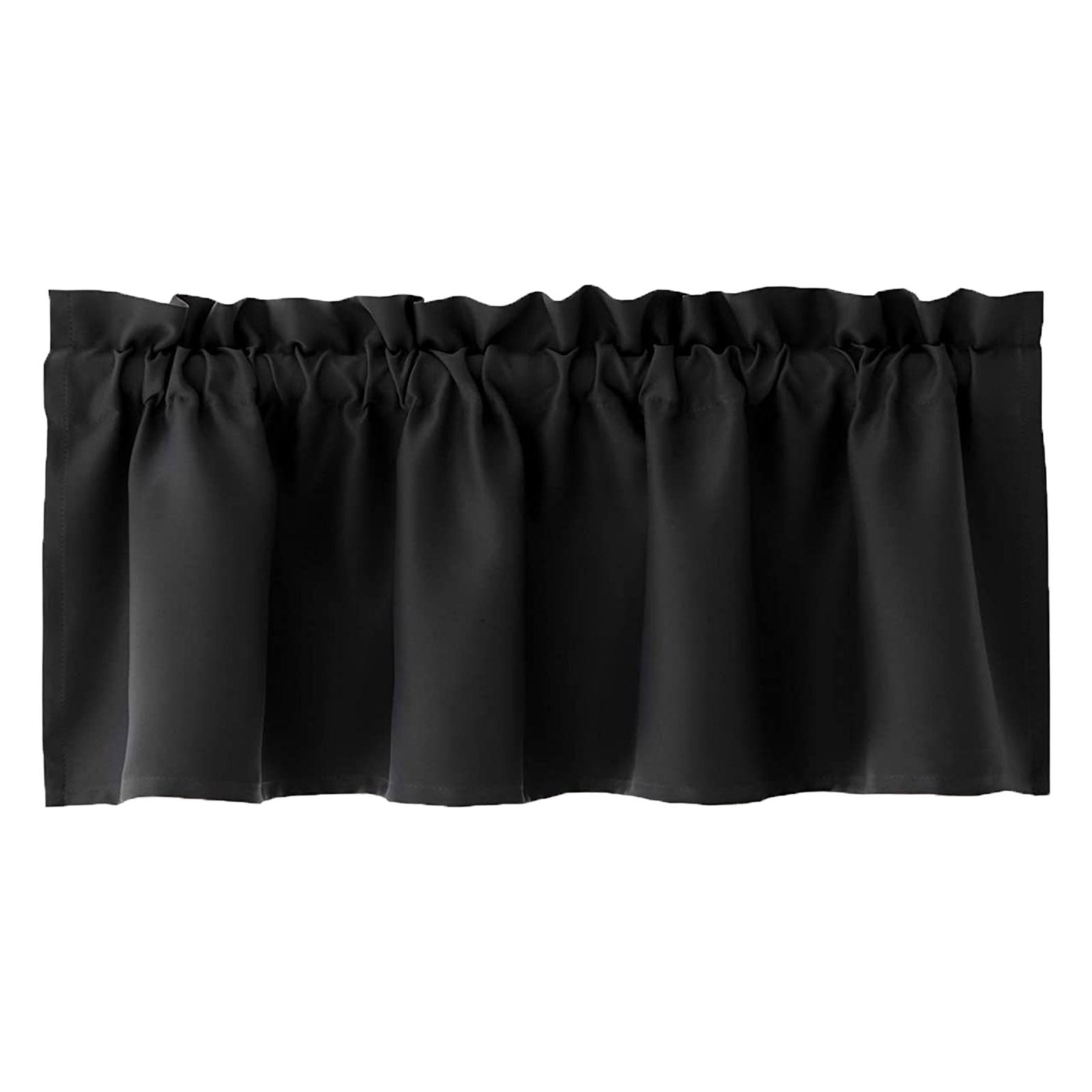 KQJQS Valance Curtains for Living Room, Kitchen Valance Solid Short ...