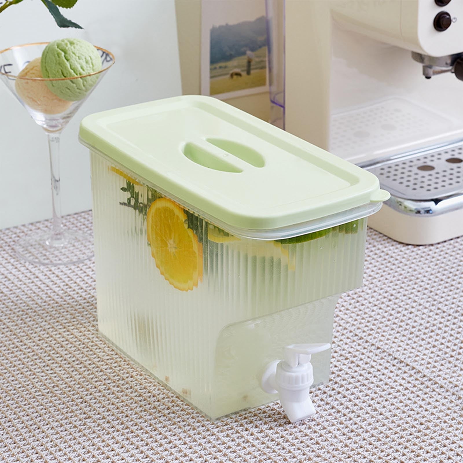 KQJQS Water Dispenser with Spigot, 1 Gallon Leak-proof Plastic Drink ...