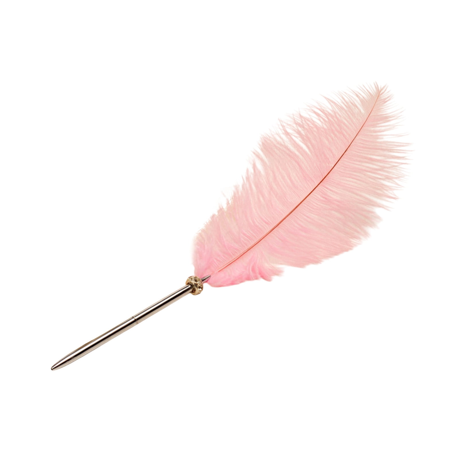 KQJQS Wedding Signing Pen – Elegant Feather Pen with Stainless Steel ...