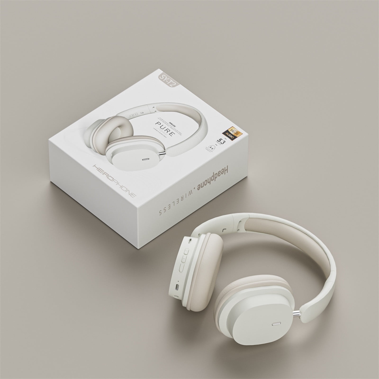 KQJQS Wireless Bluetooth Headphones - Over-Ear Design - Wired and ...