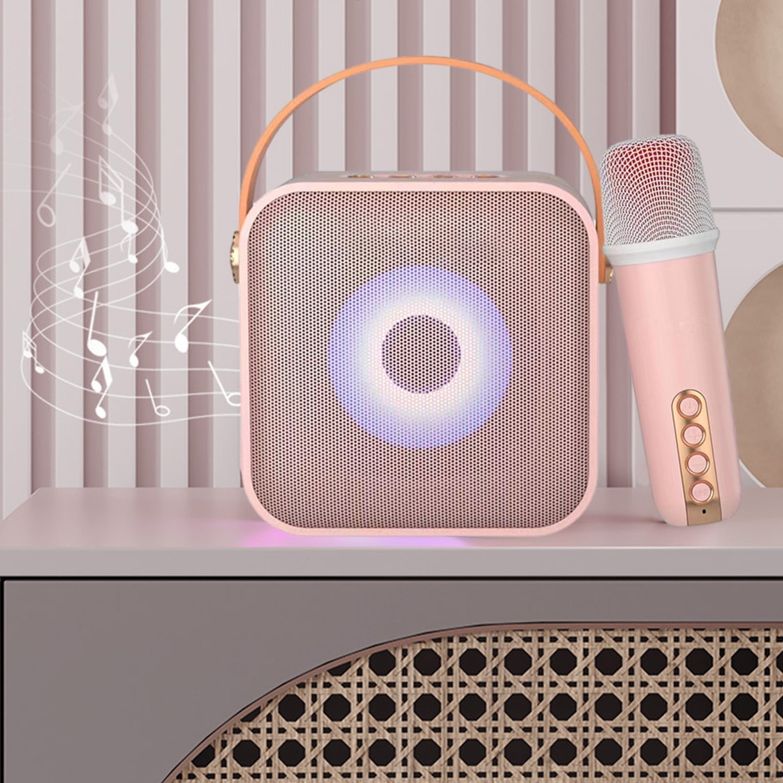 KQJQS Wireless Microphone For Home Audio Karaoke Machine, Bluetooth 5.3 ...