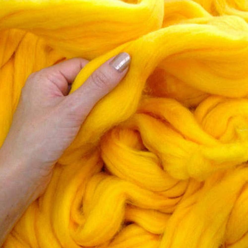 KQPOINW Big Chunky Yarn Super Bulky Roving Yarn Roving Extreme Arm ...