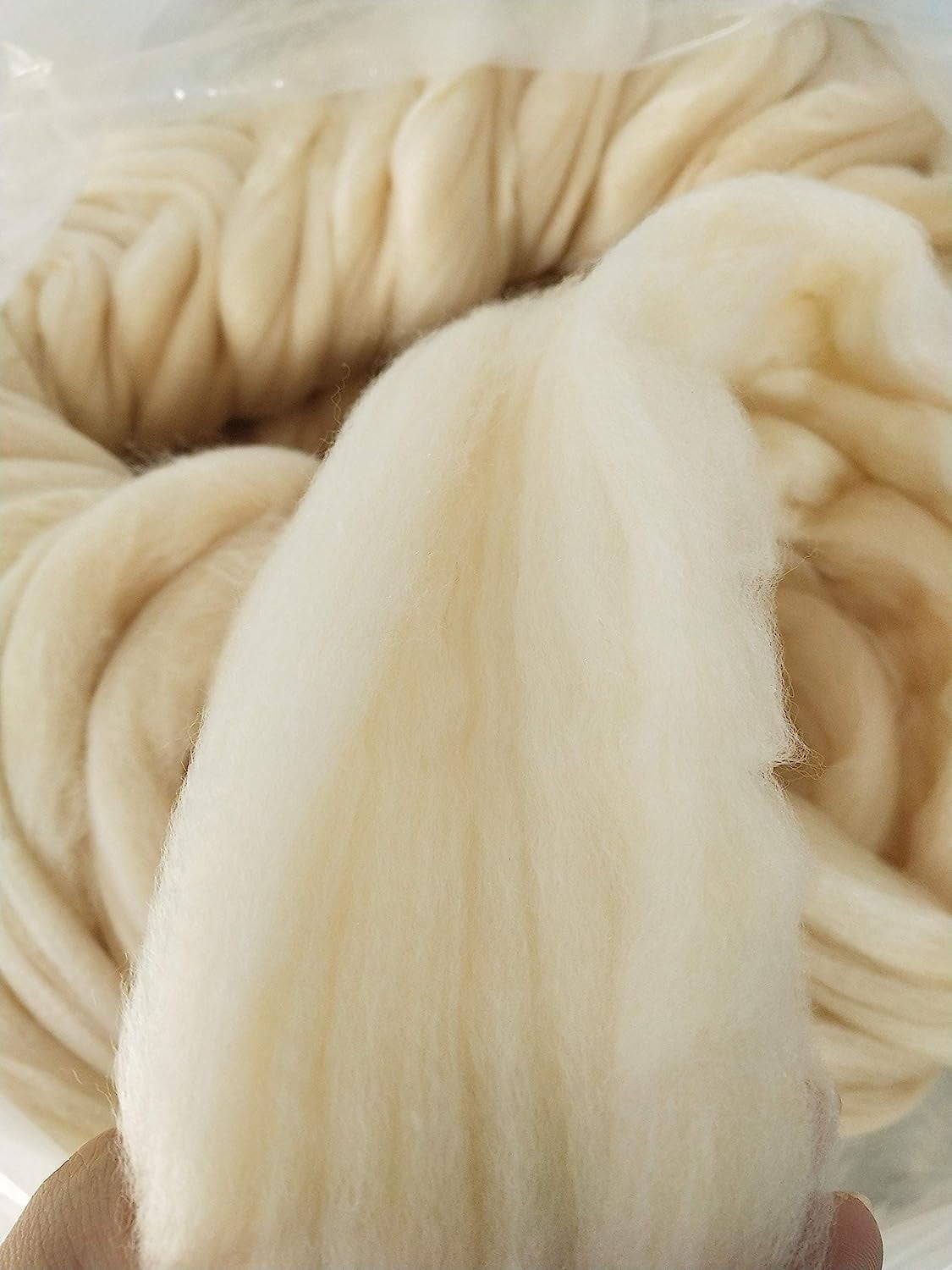 KQPOINW Big Chunky Yarn Super Bulky Roving Yarn Roving Extreme Arm ...