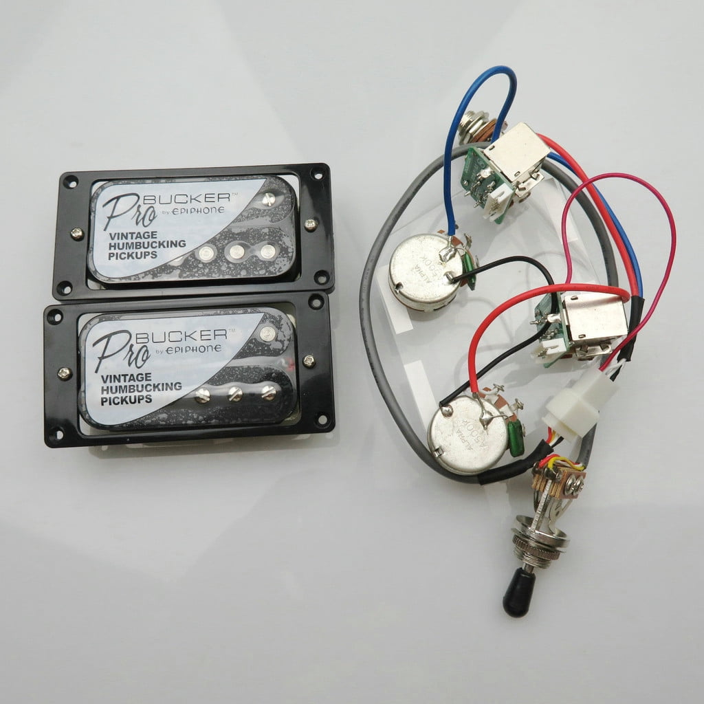 KR(6-18)-Guitar Pickups Alnico 5 ProBucker Humbucker Pickups Push/Pull ...