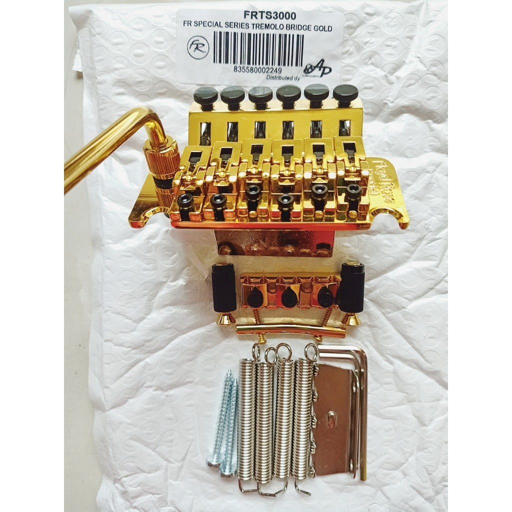 KR(6-18)-Made in Korea Gold Guitar Double Rock Tremolo Bridge 42mm 43mm ...
