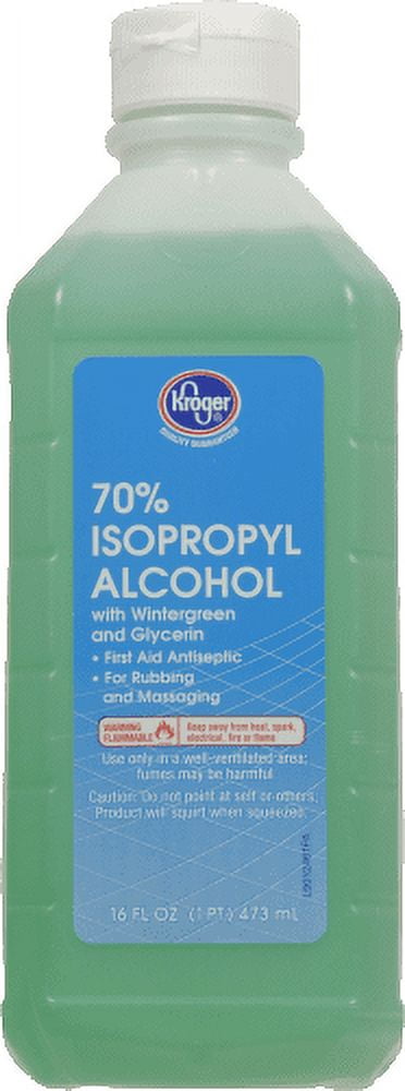 KR 70% Isopropyl Alcohol First Aid Antiseptic 16 fl oz. - Walmart.com