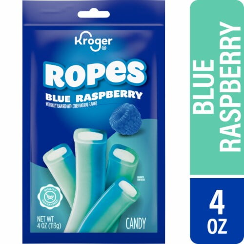 KR Blue Raspberry Soft & Chewy Ropes Candy 4 oz - Walmart.com