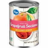 KR Canned Ruby Red Grapefruit Sections in Light Syrup 15 oz - Pack of 2 ...