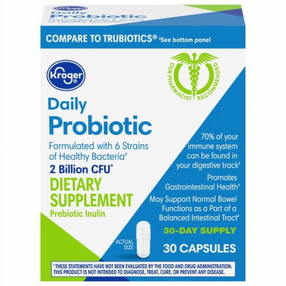 KR Daily Probiotic Capsules 30 ct - Walmart.com
