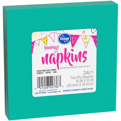 KR Entertainment Essentials Good Vibes Only Party Paper Napkins 24 ct ...