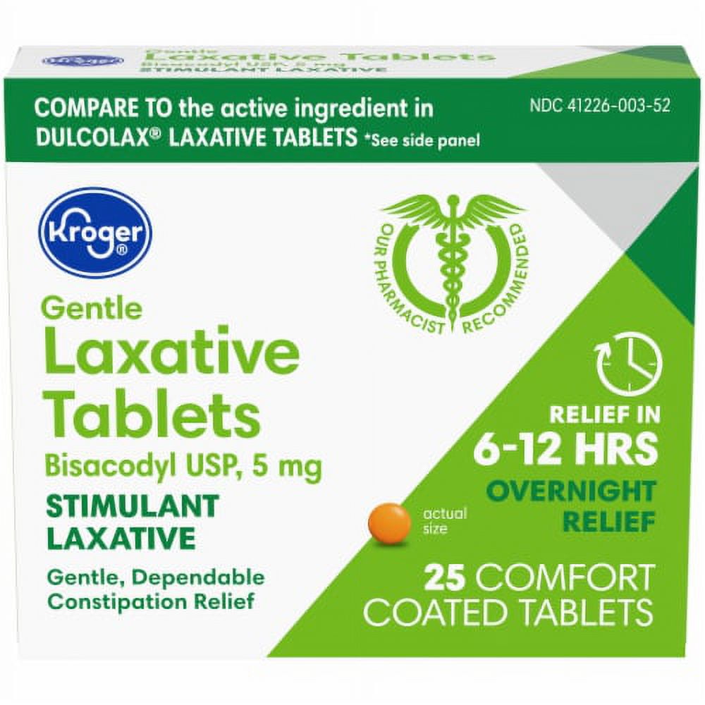 KR Gentle Laxative Comfort Coated Tablets - Walmart.com