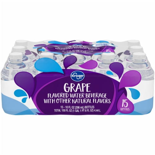2X-KR Grape Flavored Bottled Water - 10 fl oz - 15 bottles - Walmart.com