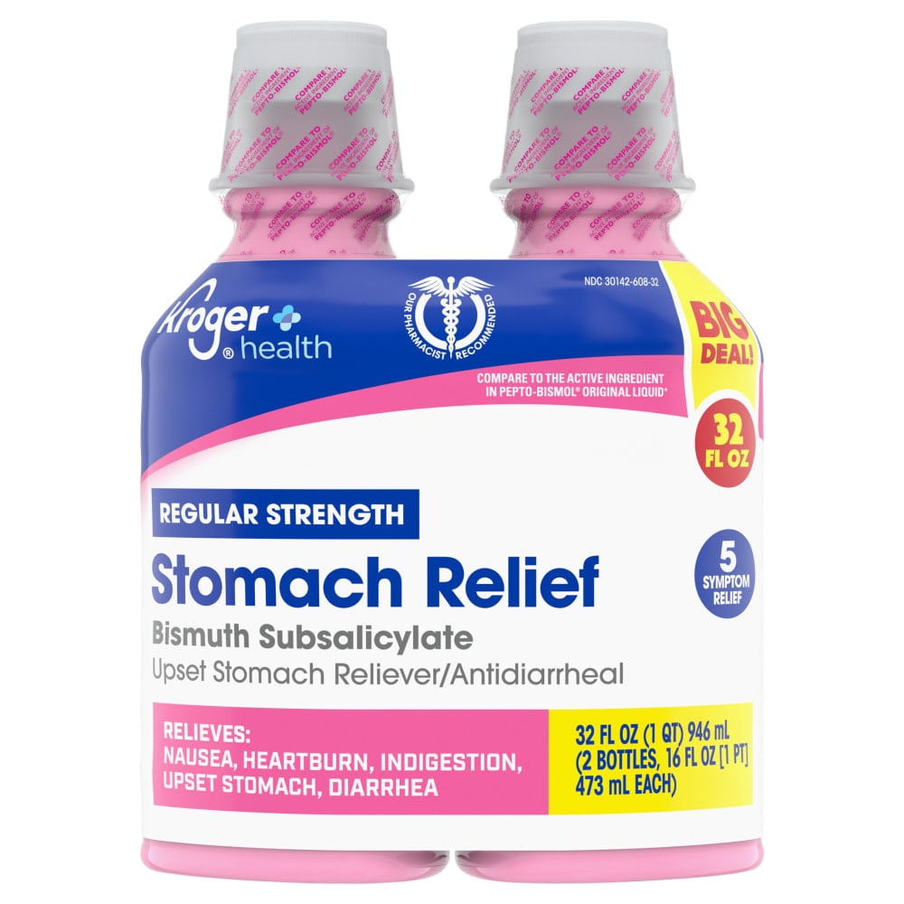 KR Health Regular Strength Stomach Relief Bottles - 2 ct / 16 fl oz ...