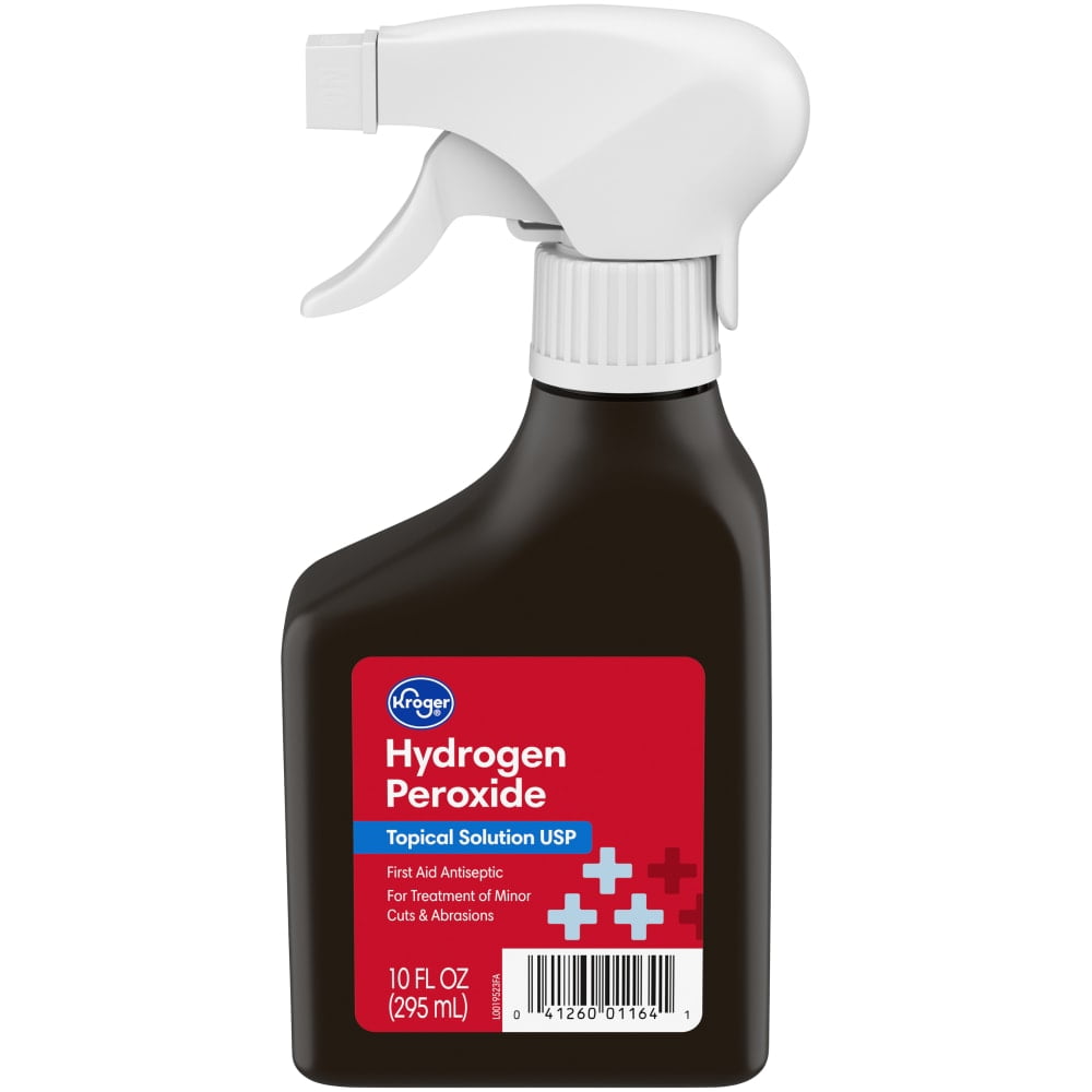 KR Hydrogen Peroxide USP Antiseptic Spray - 10 oz - Pack of 2 - Walmart.com