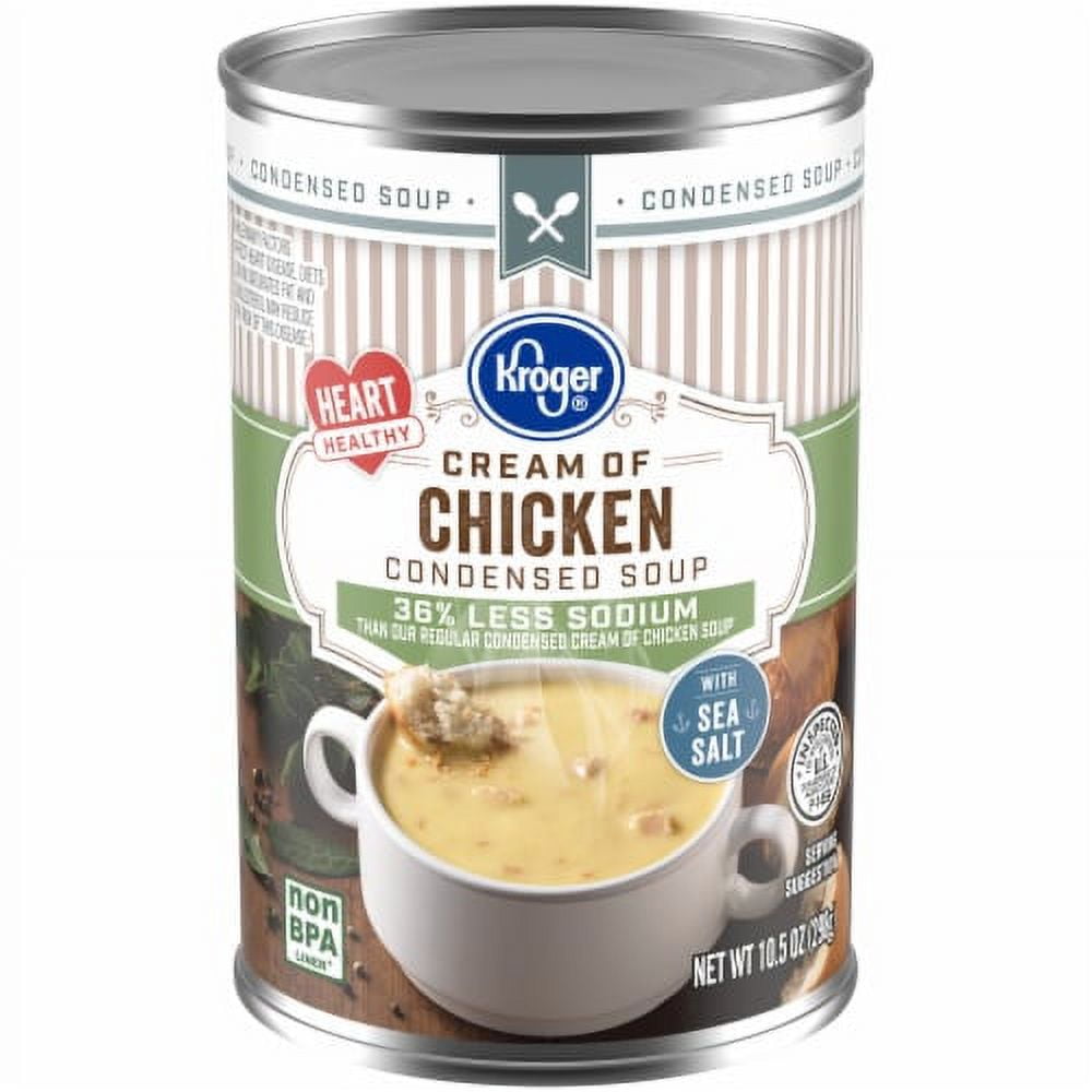 KR Less Sodium Cream of Chicken Condensed Soup 10.5 oz. - Walmart.com