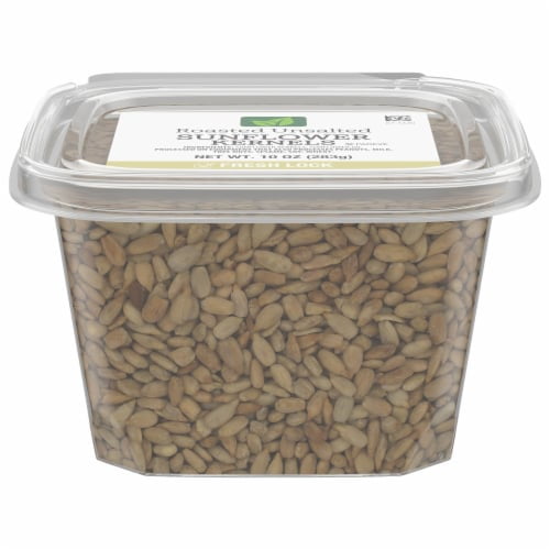 KR Natural Leaf Roasted Unsalted Sunflower Kernels, 10 oz, Rich in ...