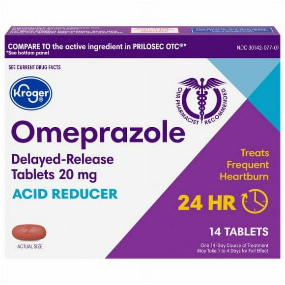 Omeprazole in Antacids and Heartburn Relief - Walmart.com