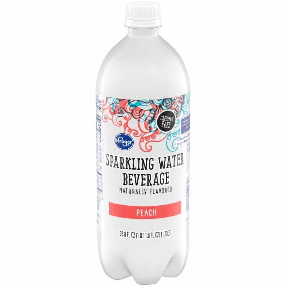 KR Peach Flavored Sparkling Bottled Water 1 liter. - Walmart.com