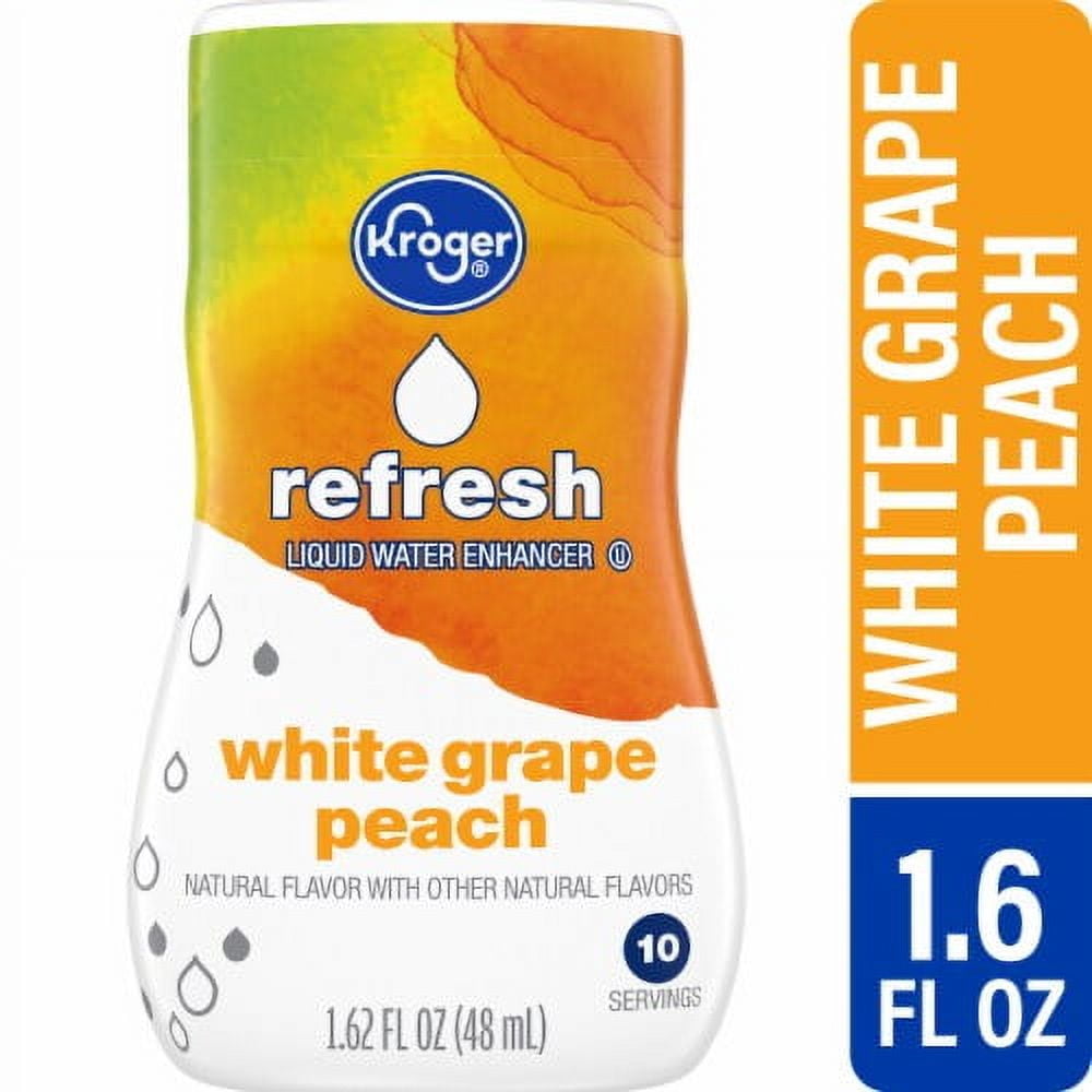 KR Refresh White Grape Peach Water Enhancer Bottle 1.62 fl oz - Walmart.com