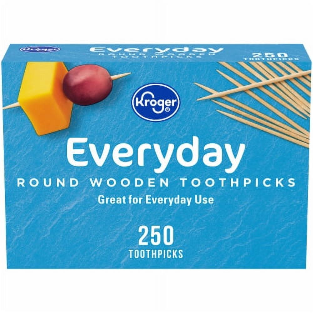 KR Round Wooden Toothpicks 250 Count 250 ct - Walmart.com