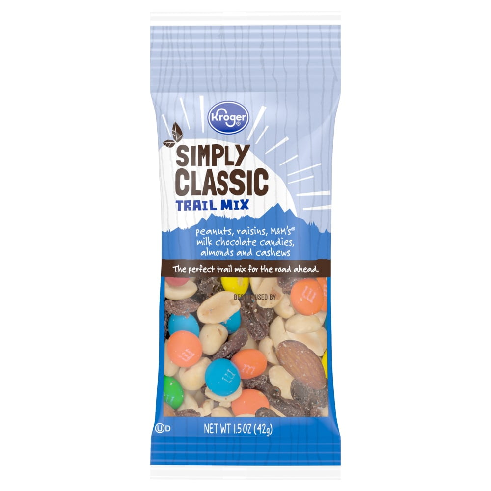 KR Simply Classic Trail Mix Tube - 1.5 oz - Pack of 2 - Walmart.com