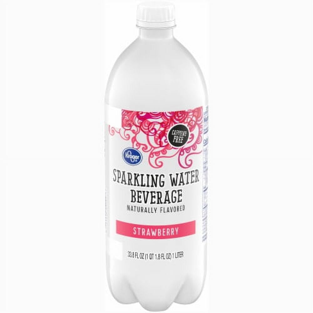 KR Strawberry Flavored Sparkling Bottled Water 1 liter. - Walmart.com