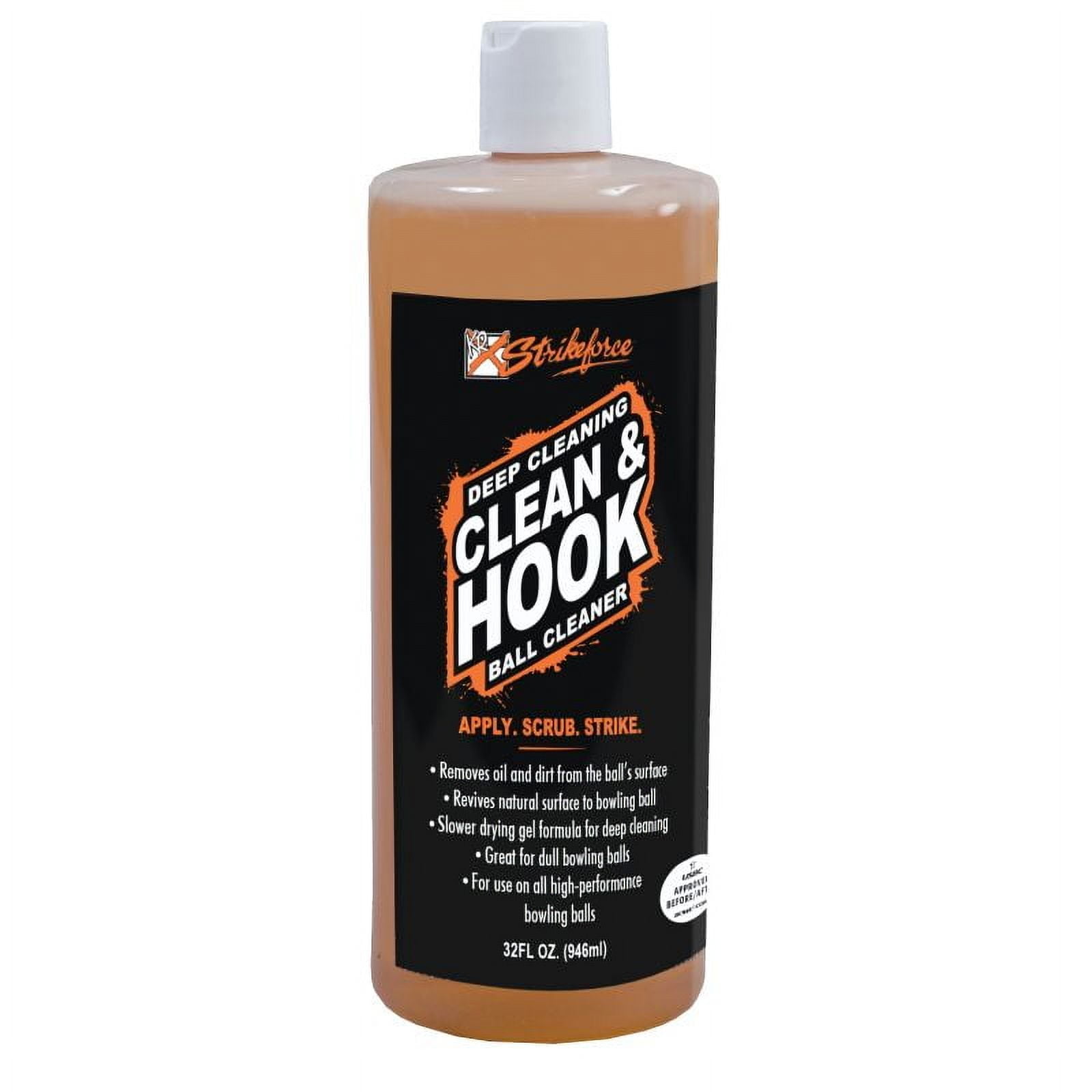 KR Strikeforce Clean & Hook Bowling Ball Cleaner-32 oz. - Walmart.com