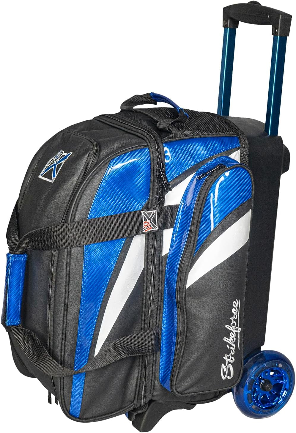 KR Strikeforce Cruiser Lux Blue Double Roller Bag - with 5" Smooth ...