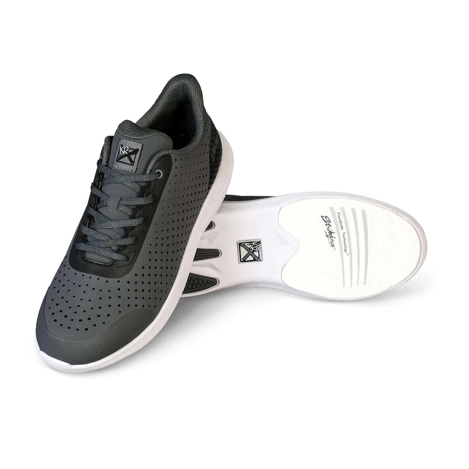 KR Strikeforce Arrow Grey Mens Athletic Bowling Shoe - Walmart.com