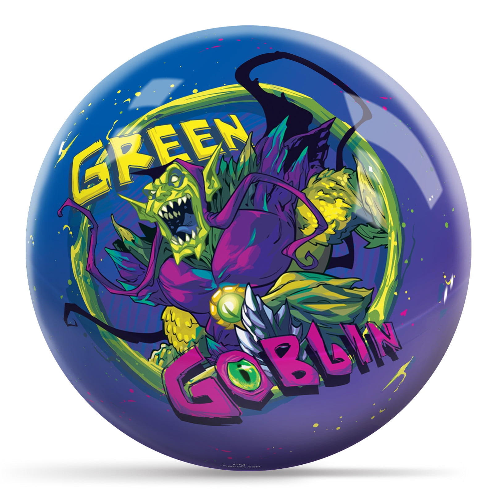 KR Strikeforce Spider Man Green Goblin Characters Undrilled Bowling ...