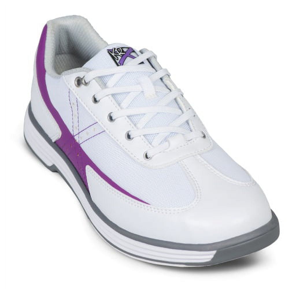 KR Strikforce Flex White/Purple Women's Bowling Shoes, Size 8.5 ...