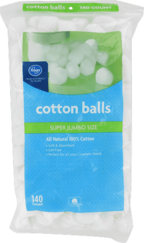 KR Super Jumbo Size Cotton Balls 140 ct. - Walmart.com