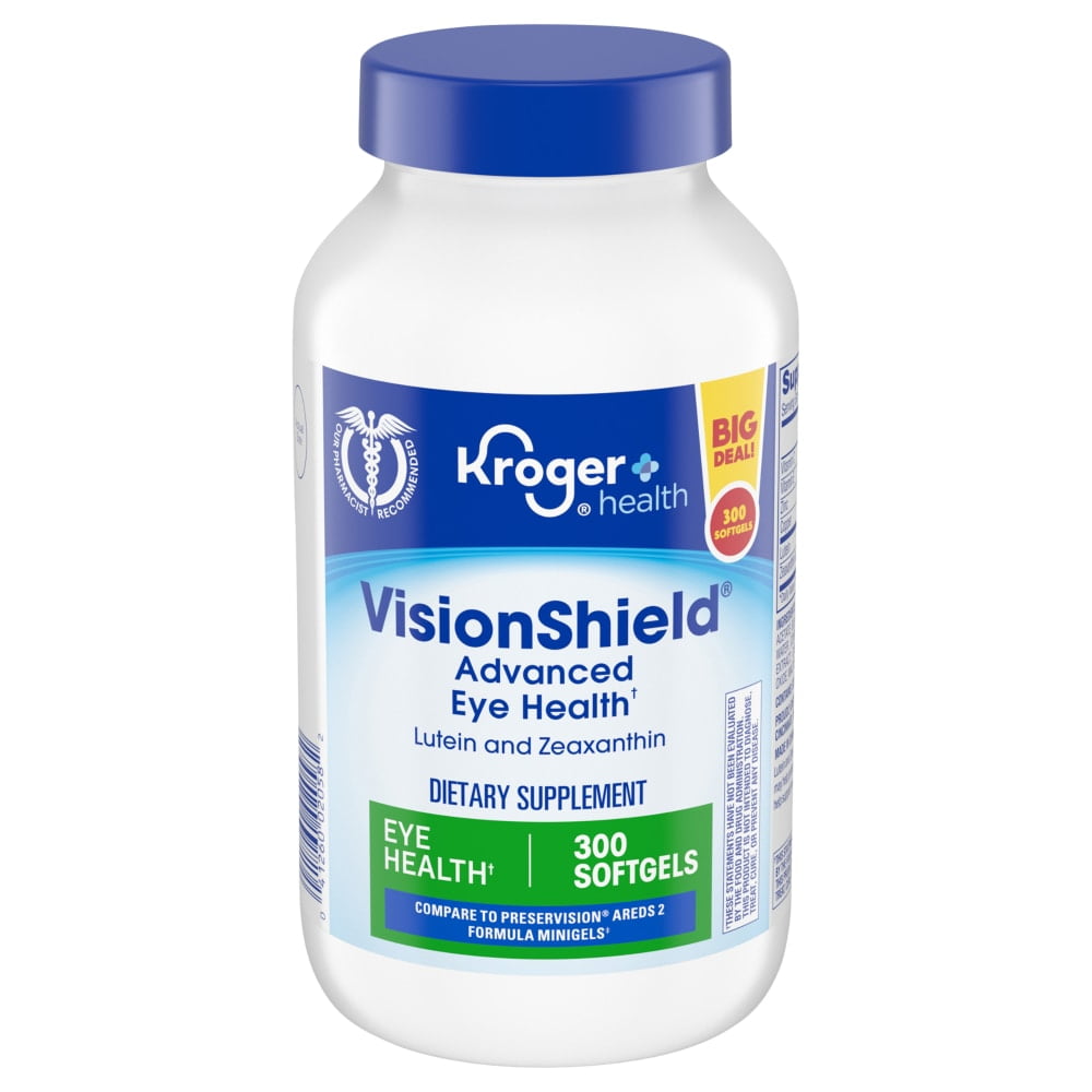 KR VisionShield Advanced Eye Health Softgels - 300 ct - Pack of 2 ...