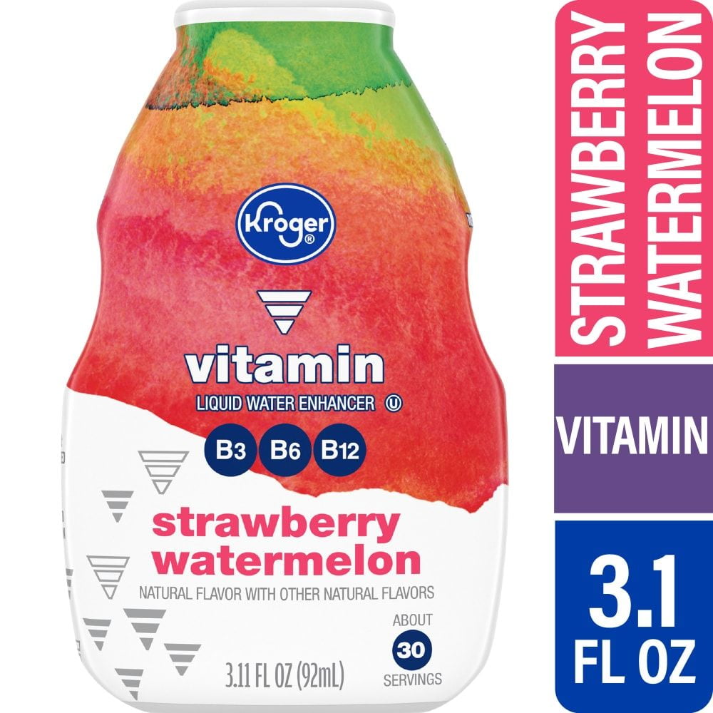 KR Vitamin Strawberry Watermelon Water Enhancer Bottle 3.11 fl oz ...